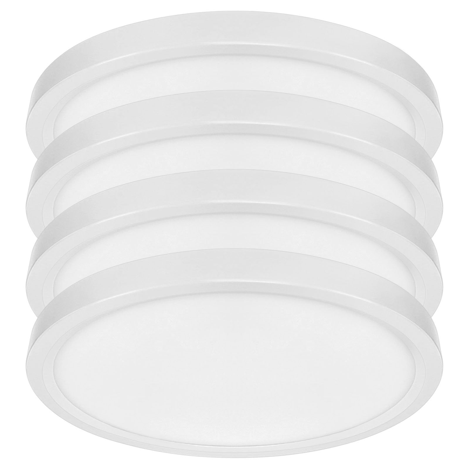 Luxrite 5 Inch LED Flush Mount Ceiling Light, 12W 800LM, 5CCT 2700K ...