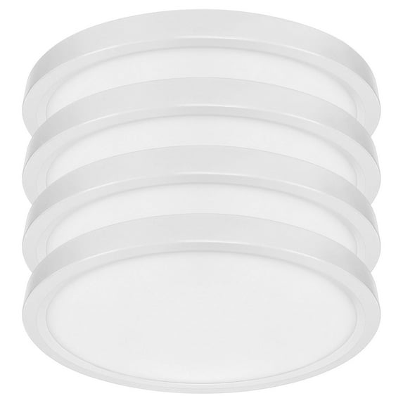 Luxrite 5 Inch LED Flush Mount Ceiling Light, 12W 800LM, 5CCT 2700K ...