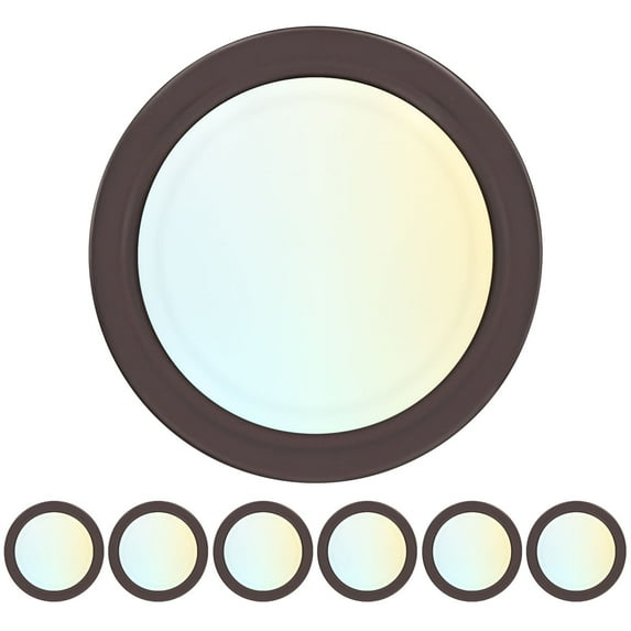 Luxrite 6 Inch LED Disk Lights, Dimmable, 5CCT 2700K-5000K, 12.5W ...