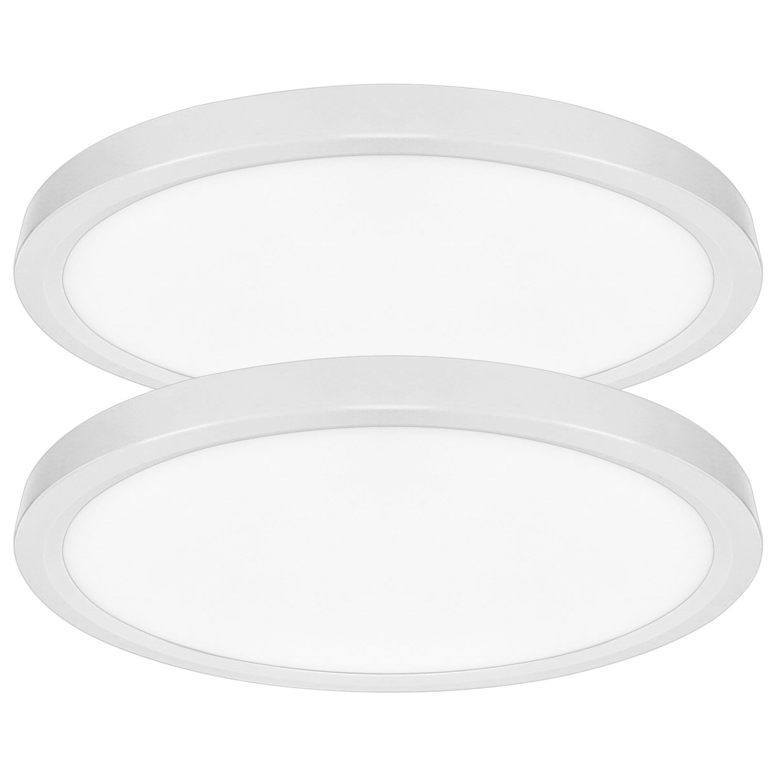 Luxrite 7 Inch LED Flush Mount Ceiling Light, 15W 1000LM, 5CCT 2700K ...