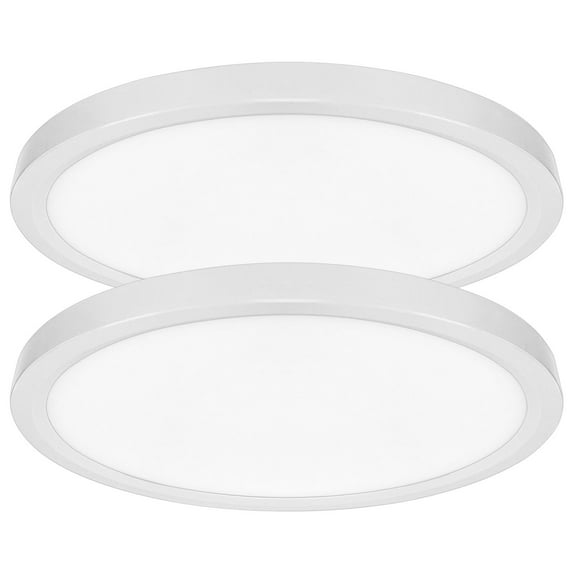 Luxrite 7 Inch LED Flush Mount Ceiling Light, 15W 1000LM, 5CCT 2700K ...