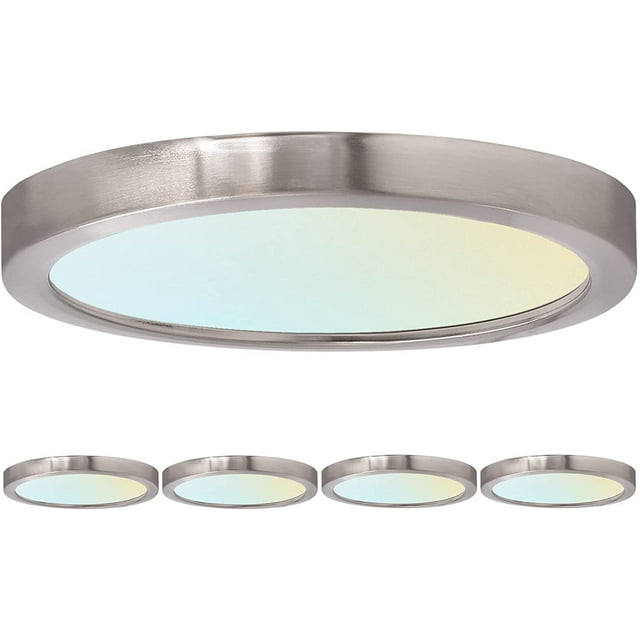 Luxrite 7 inch LED Flush Mount 15W 3 Color Selectable 3000K, 4000K ...