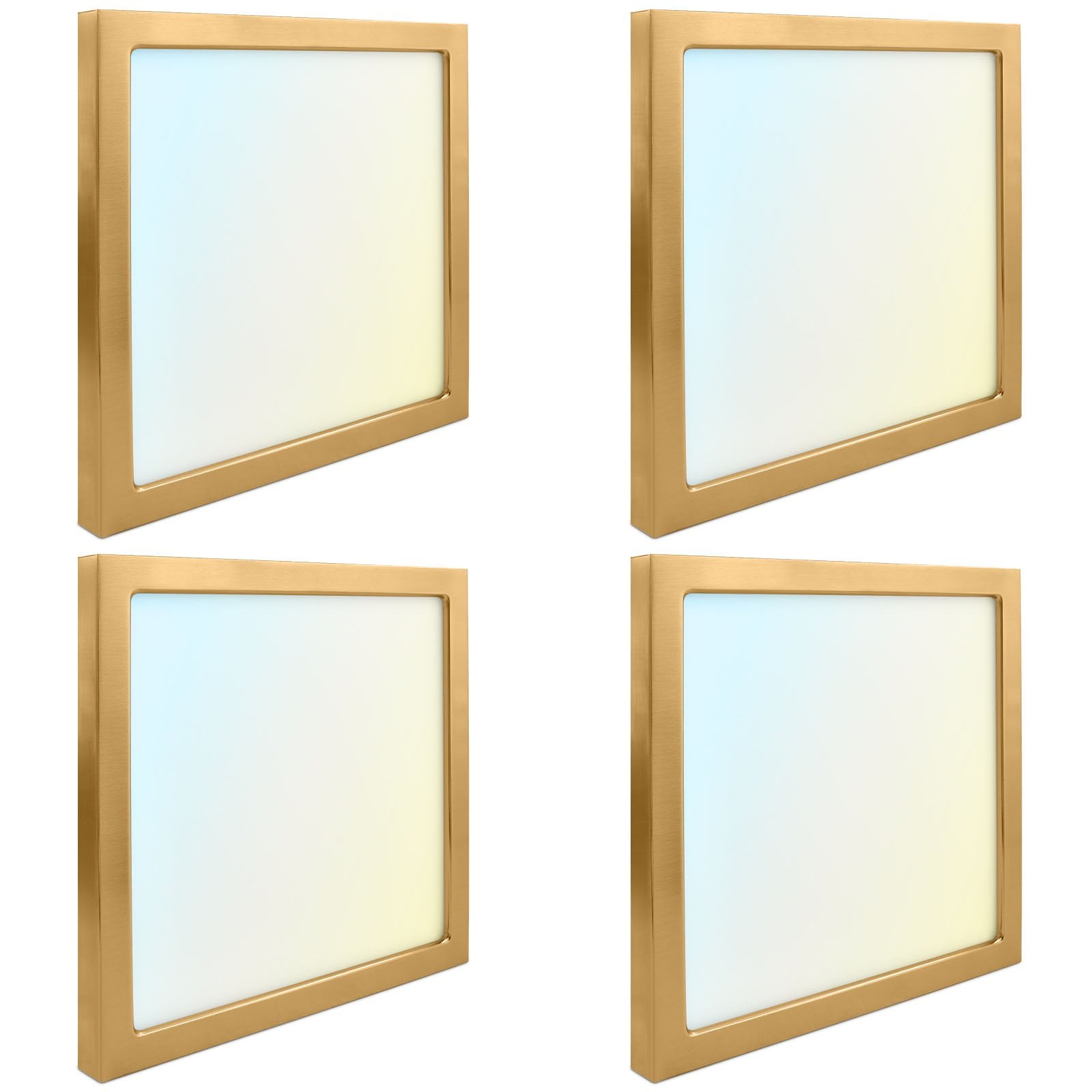 Luxrite 9 Inch Square LED Flush Mount Light, 18W 1250LM, 5CCT 2700K ...