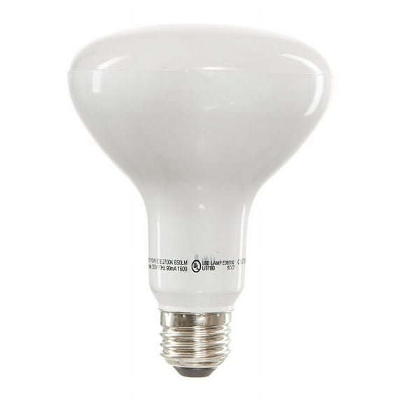 Luxrite 9W BR30 Dimmable LED 3500K Natural White Light Bulb - Walmart.com