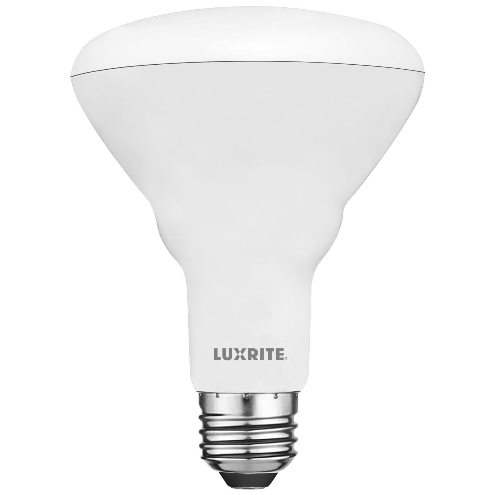 Luxrite BR30 LED Light Bulb, 8.5W 65W Equivalent, 3500K Natural White ...