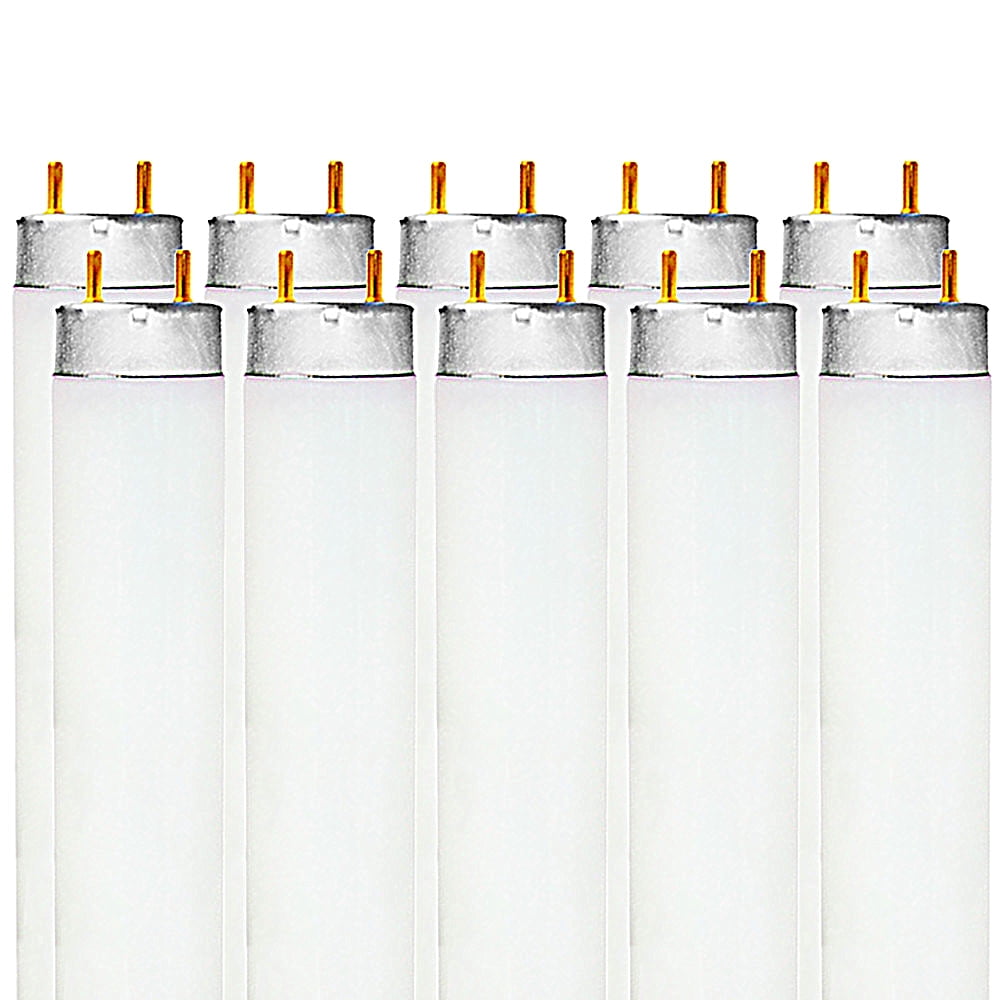 Luxrite F17T8/741 17-Watt 2 FT T8 Fluorescent Tube Light Bulb, 4100K ...