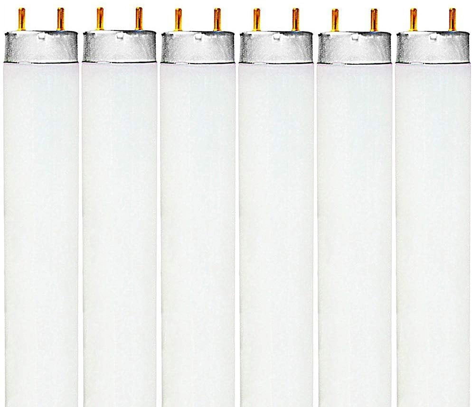 Luxrite F32T8/835 32W 48 Inch T8 Fluorescent Tube Light Bulb, 3500K ...