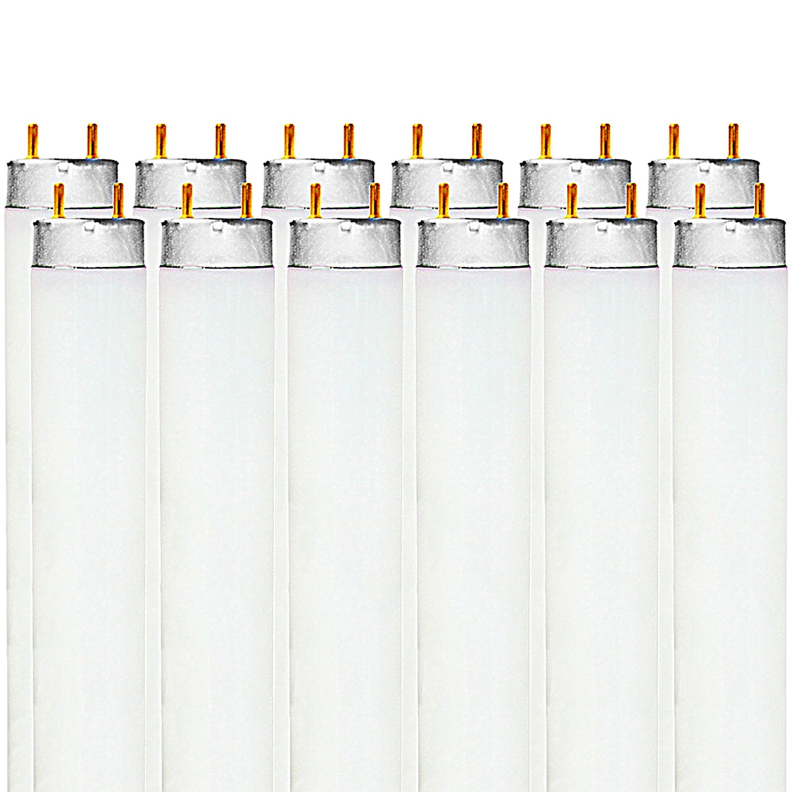 Luxrite 32W T8 Fluorescent Tube Light, 48 Inch, 4100K, 2800 Lumens, G13 ...