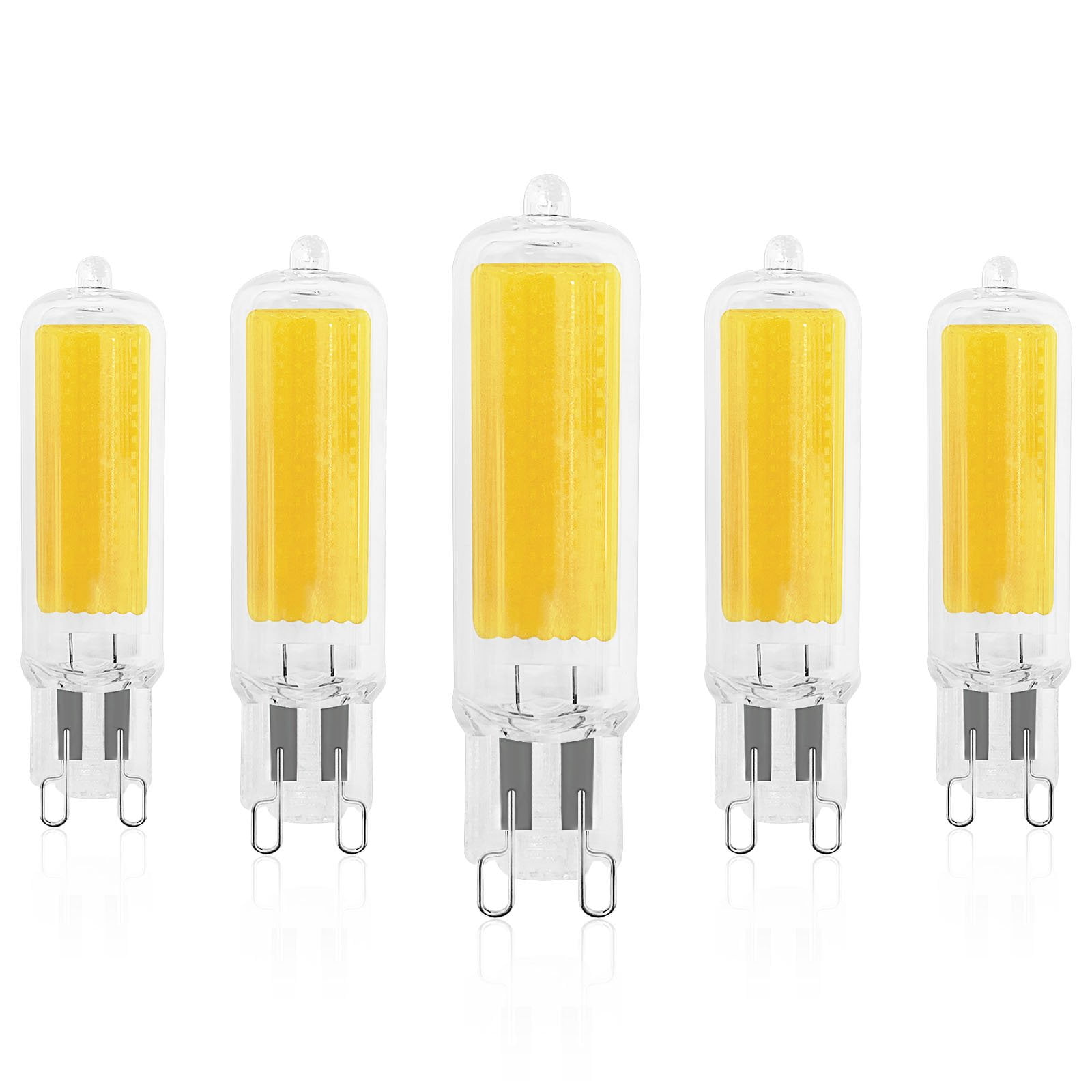 Luxrite G9 LED Bulb Dimmable 4.5W, 50 Watt Equivalent, 5000K Bright ...