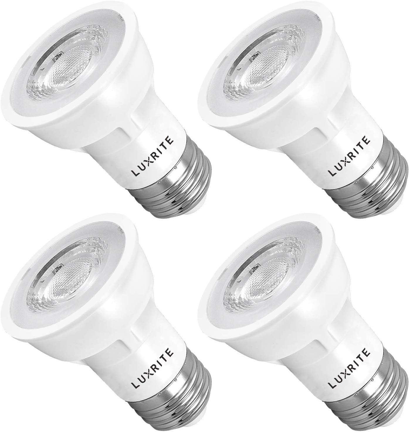 Luxrite PAR16 LED Dimmable Spot Light Bulb, 5.5W (50W Equivalent) 5000K ...