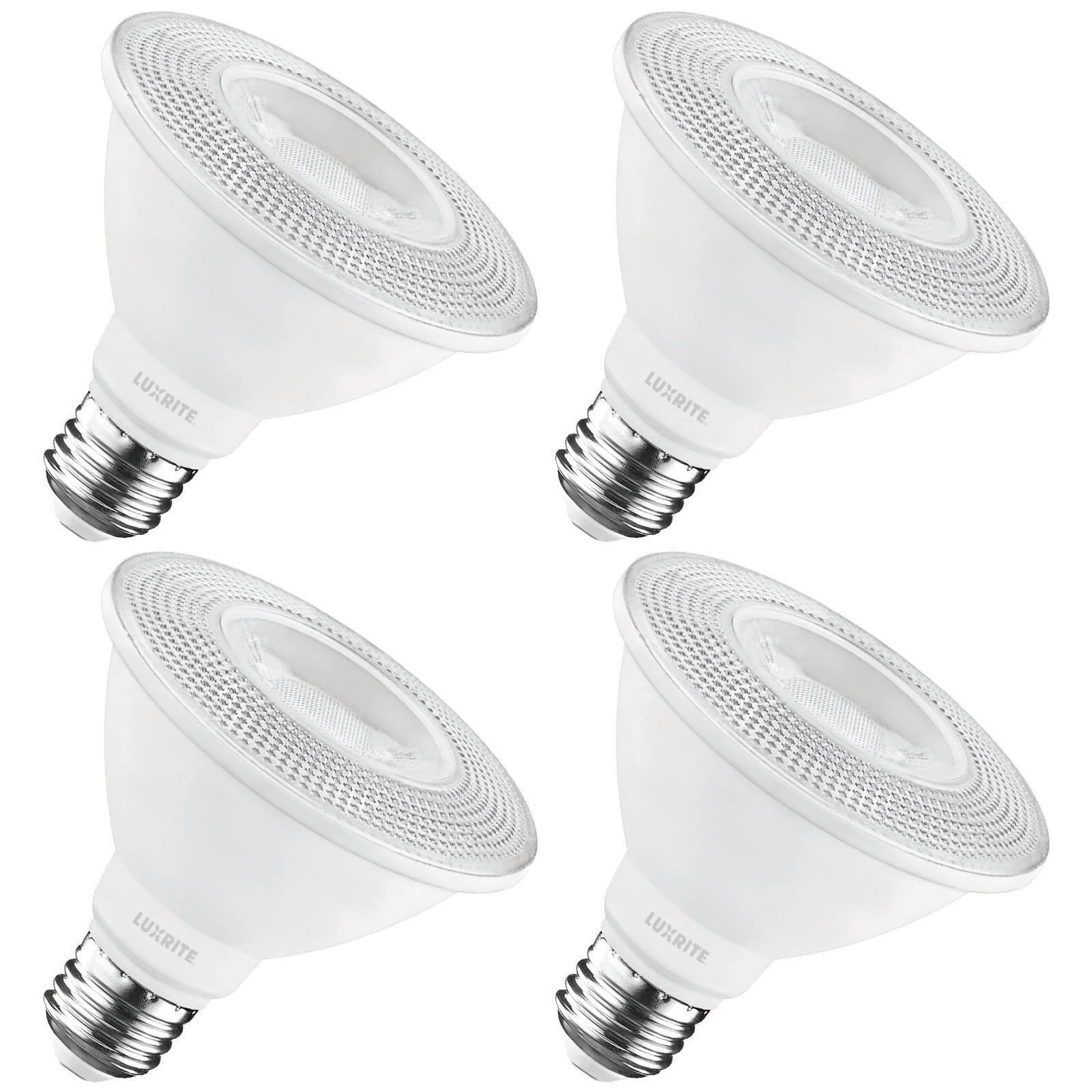 Luxrite PAR30 Short Neck LED Flood Light Bulb, 11W=75W, 5000K Bright ...