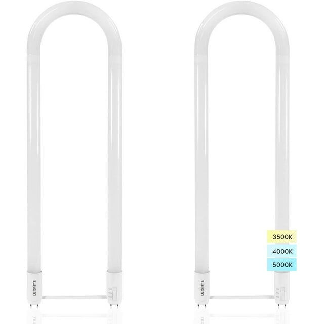 Free Shipping! Luxrite U Bend LED Tube Light, T8 T12, 17.5W, 3 CCT ...