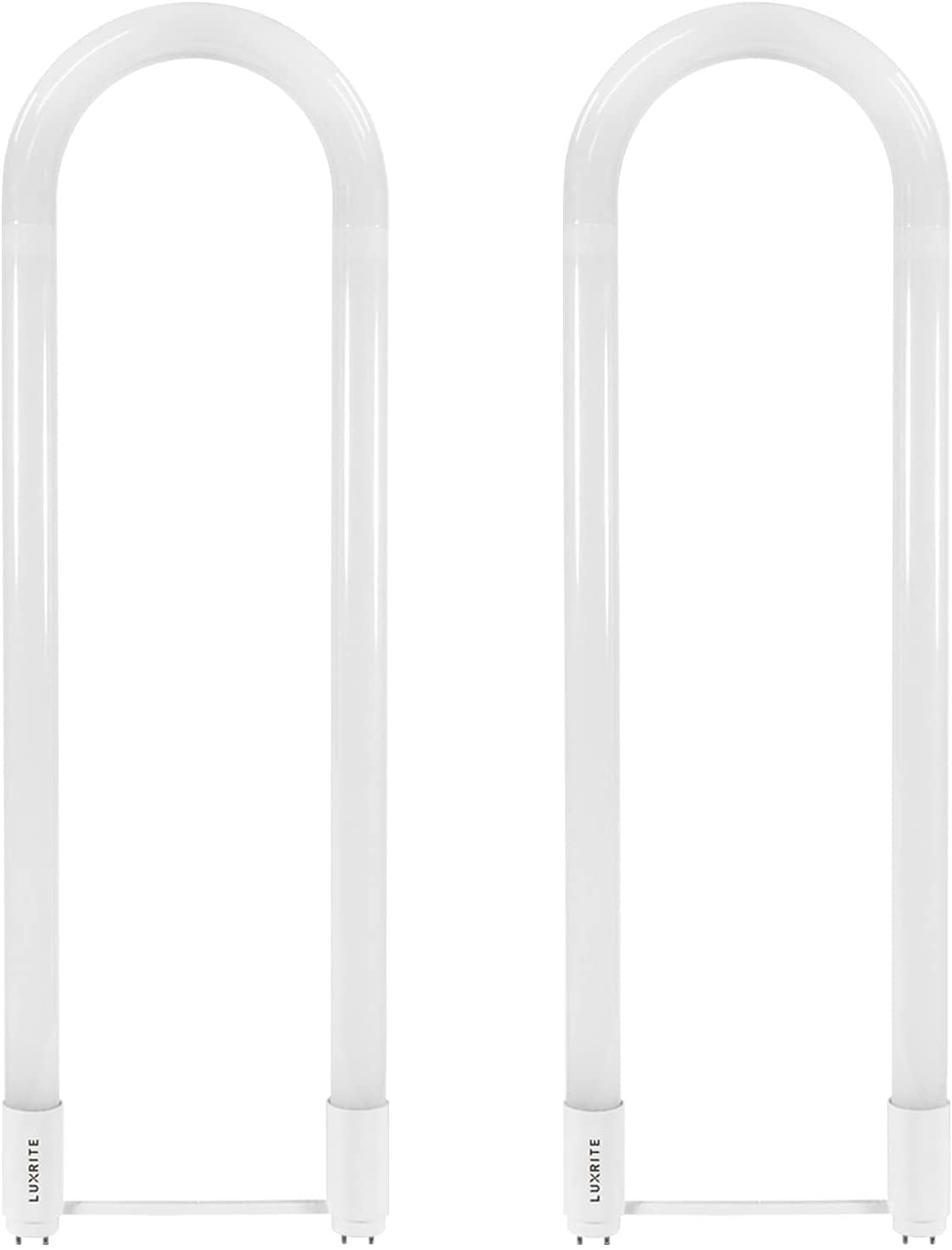 Luxrite U Bend LED Tube Light T8 T12 18W 32W Equivalent 3000K Soft ...