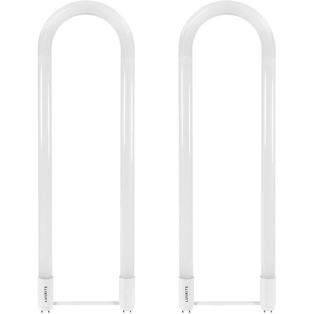 Luxrite U Bend LED Tube Light T8 T12 18W 32W Equivalent 3000K Soft ...