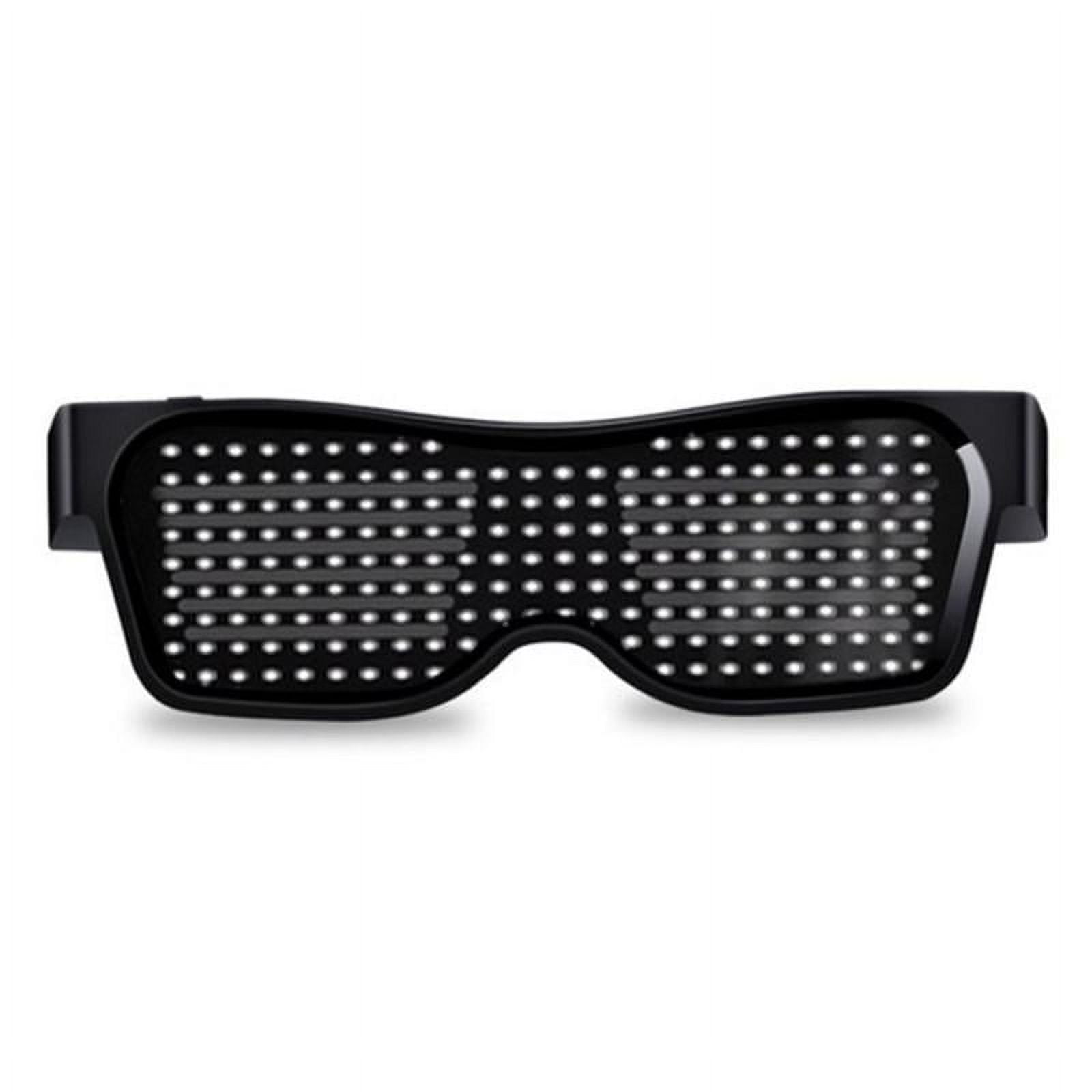 Luxsea Magic Bluetooth Dynamic LED Glowing Glasses Party Favor USB ...