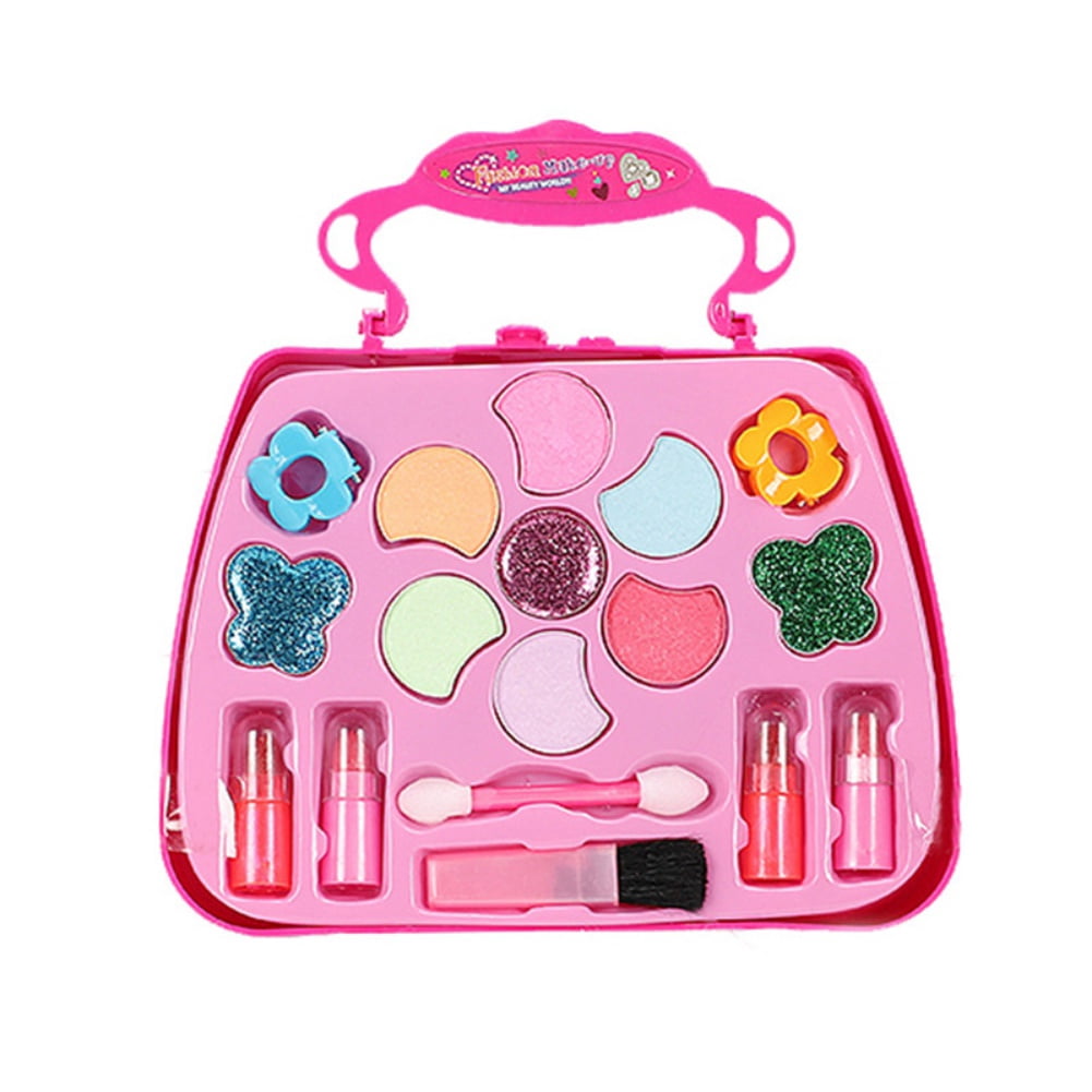 Luxsea Pretend Play Makeup for Princess Girls Two Tiered Cosmetic Set ...