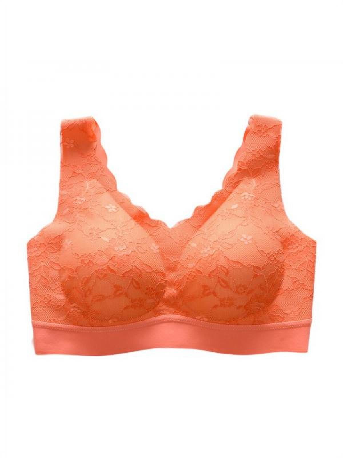 Luxsea Women 3D Wireless Contour Bra Padded Lace Push Up Brassiere ...