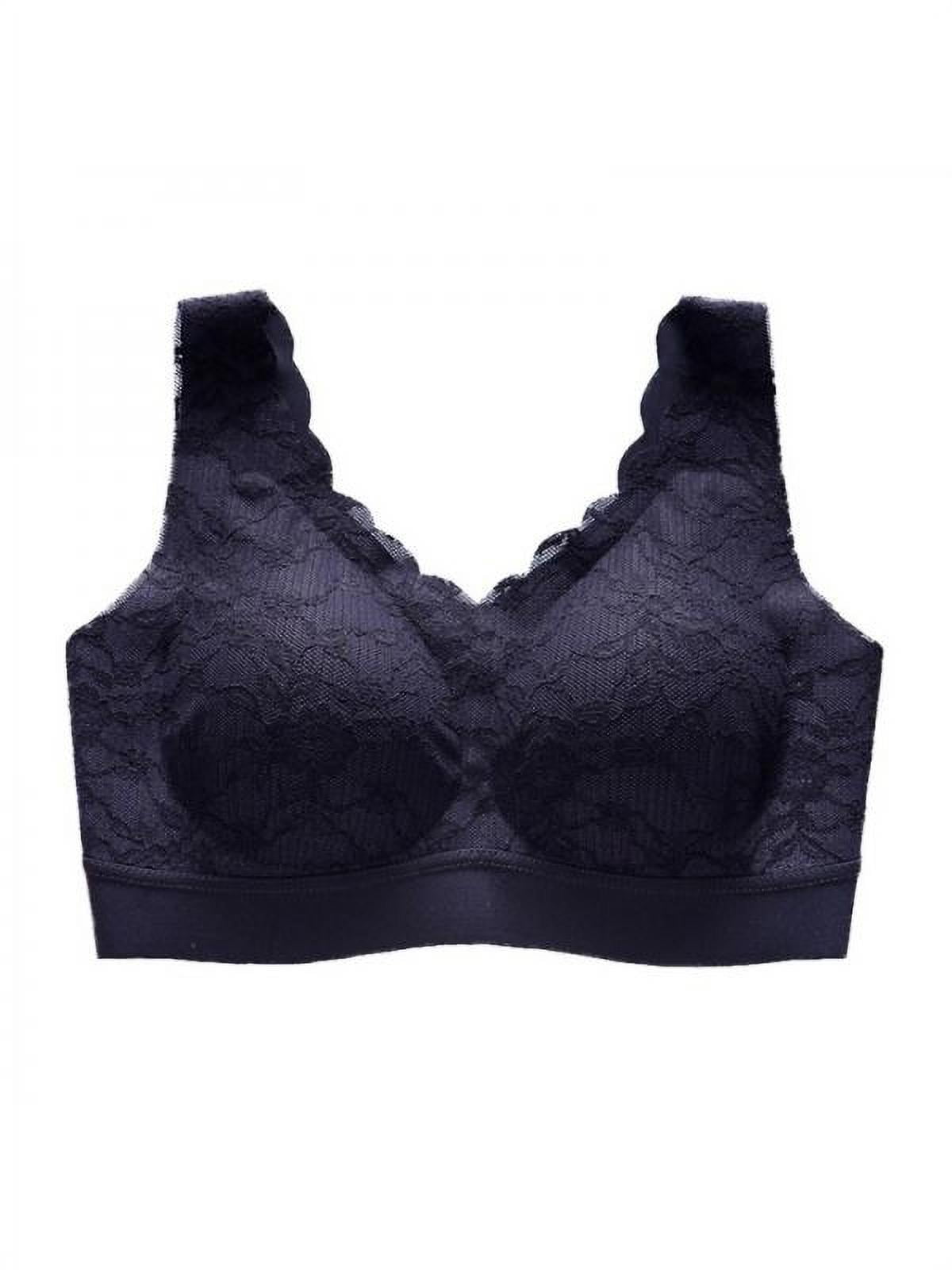 Luxsea Women 3D Wireless Contour Bra Padded Lace Push Up Brassiere ...