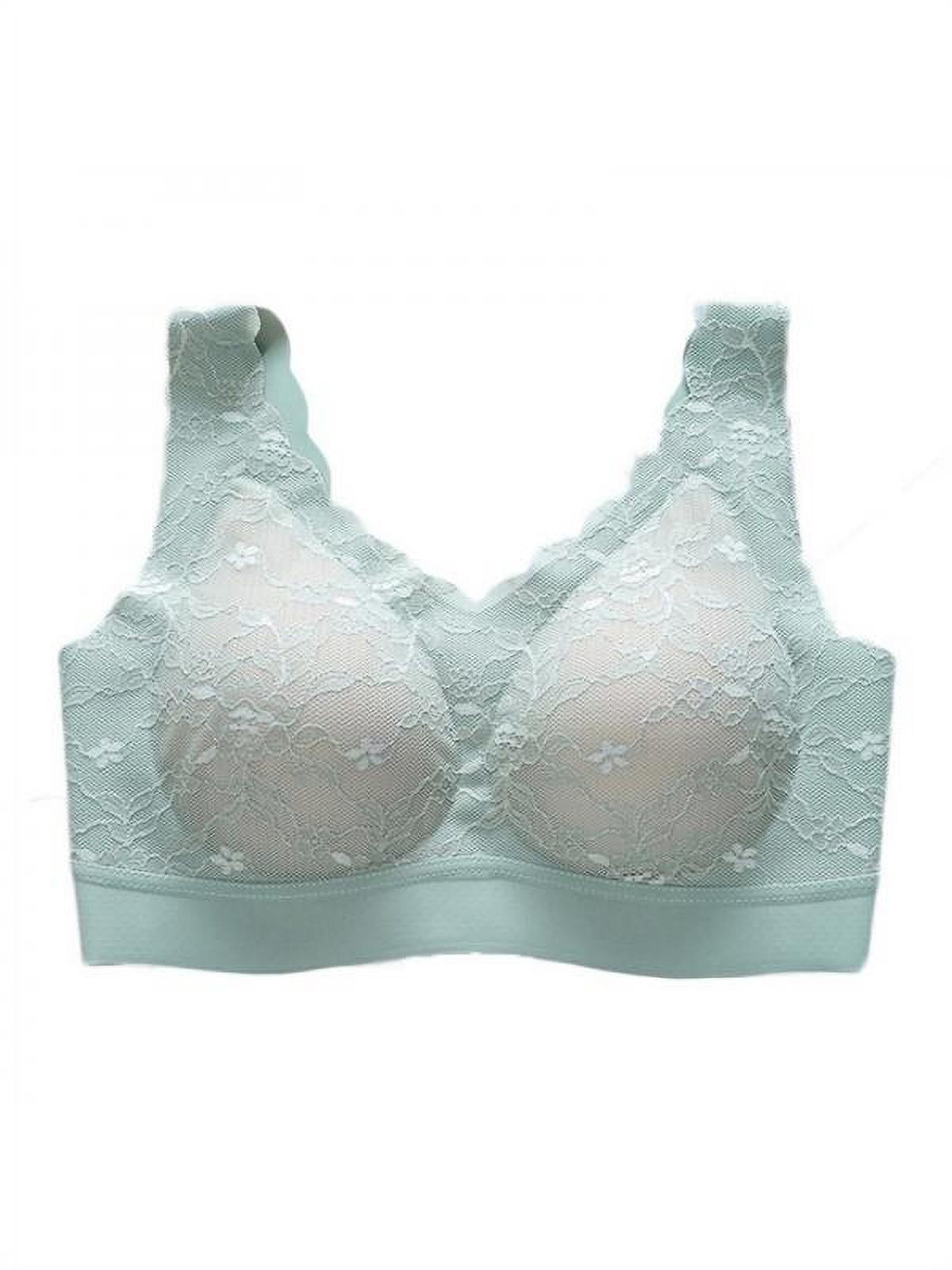 Luxsea Women 3D Wireless Contour Bra Padded Lace Push Up Brassiere ...