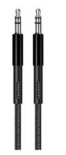 Luxshare Audio Cable, 3ft. Heavy Duty Braided Cable, Black - Walmart.com