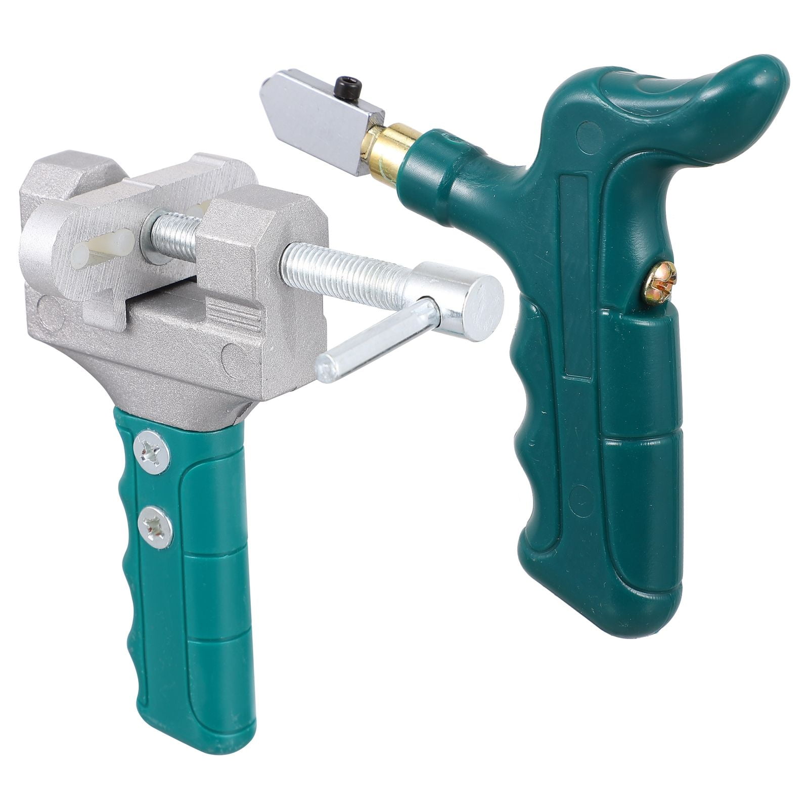 Luxshiny Glass and Tile Cutter Tool Set with Green Plastic Handle ...