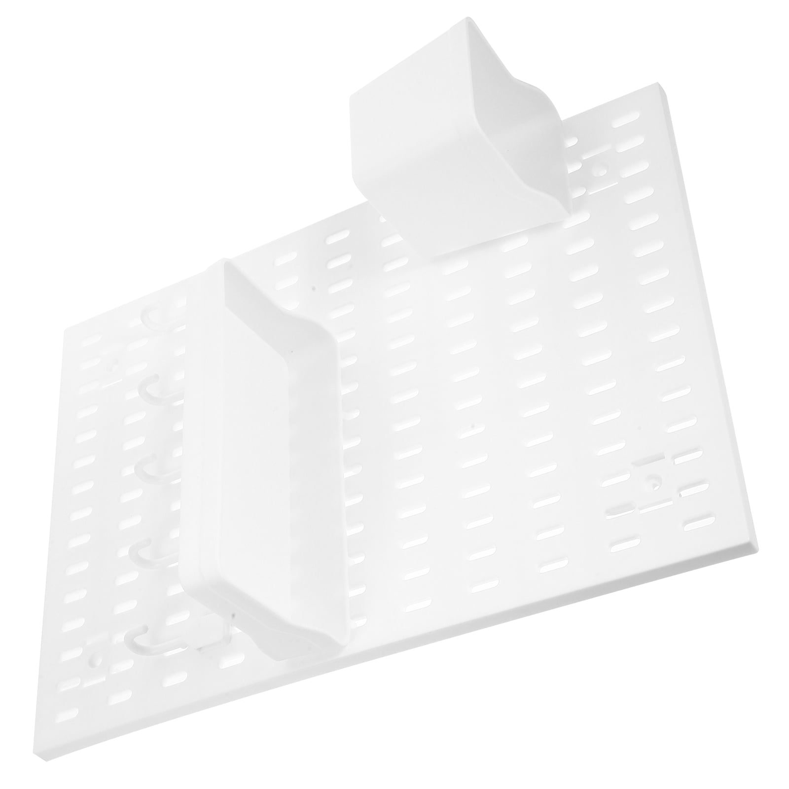 Luxshiny 1 Set Pegboard Combination Kit White Plastic Tool Organizer ...