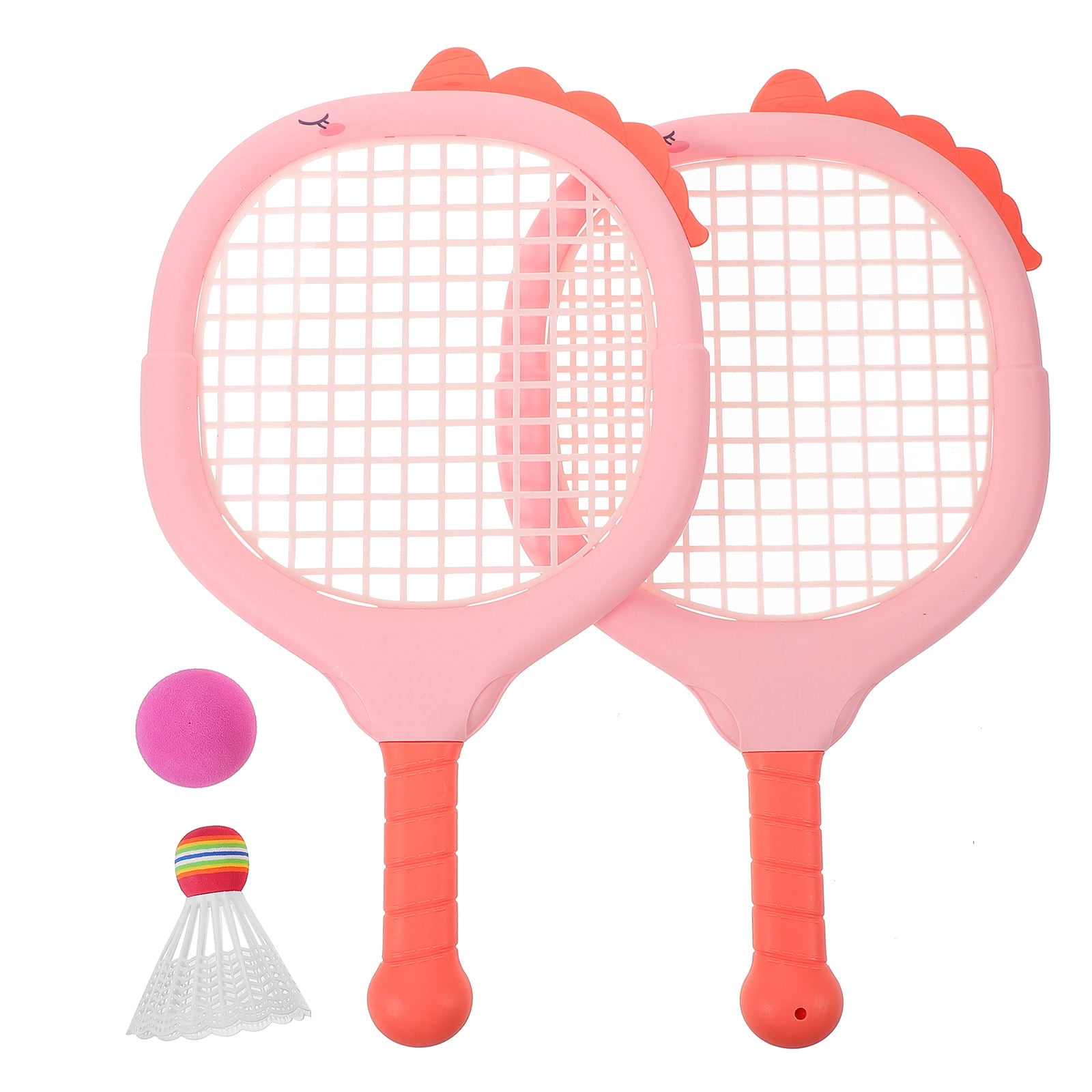 Luxshiny 1 Set Tennis Racket For Children With Cute Design For Outdoor ...