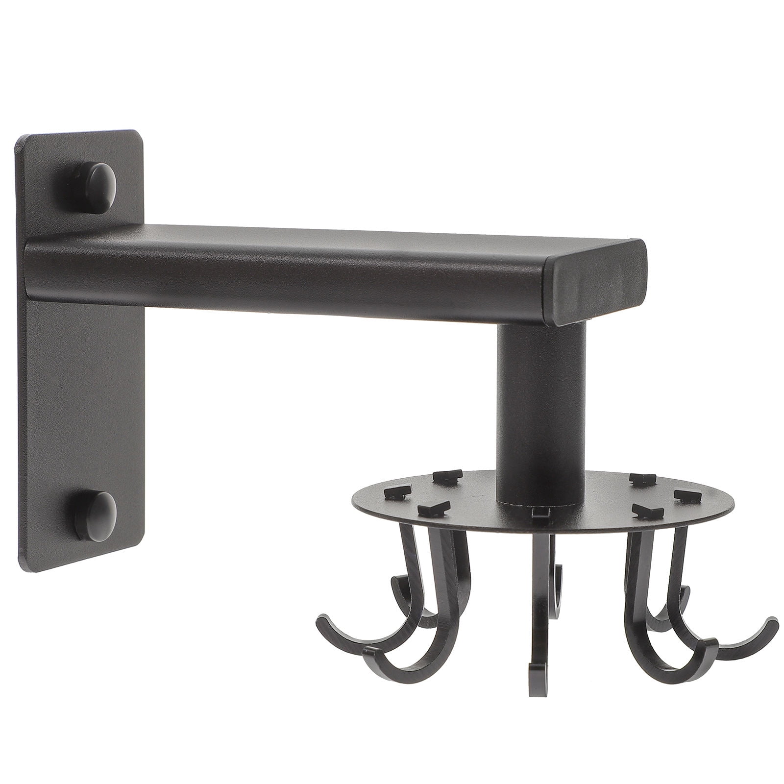 Luxshiny 1 Set Utility Hooks Black Aluminum Rotating Design Suitable ...