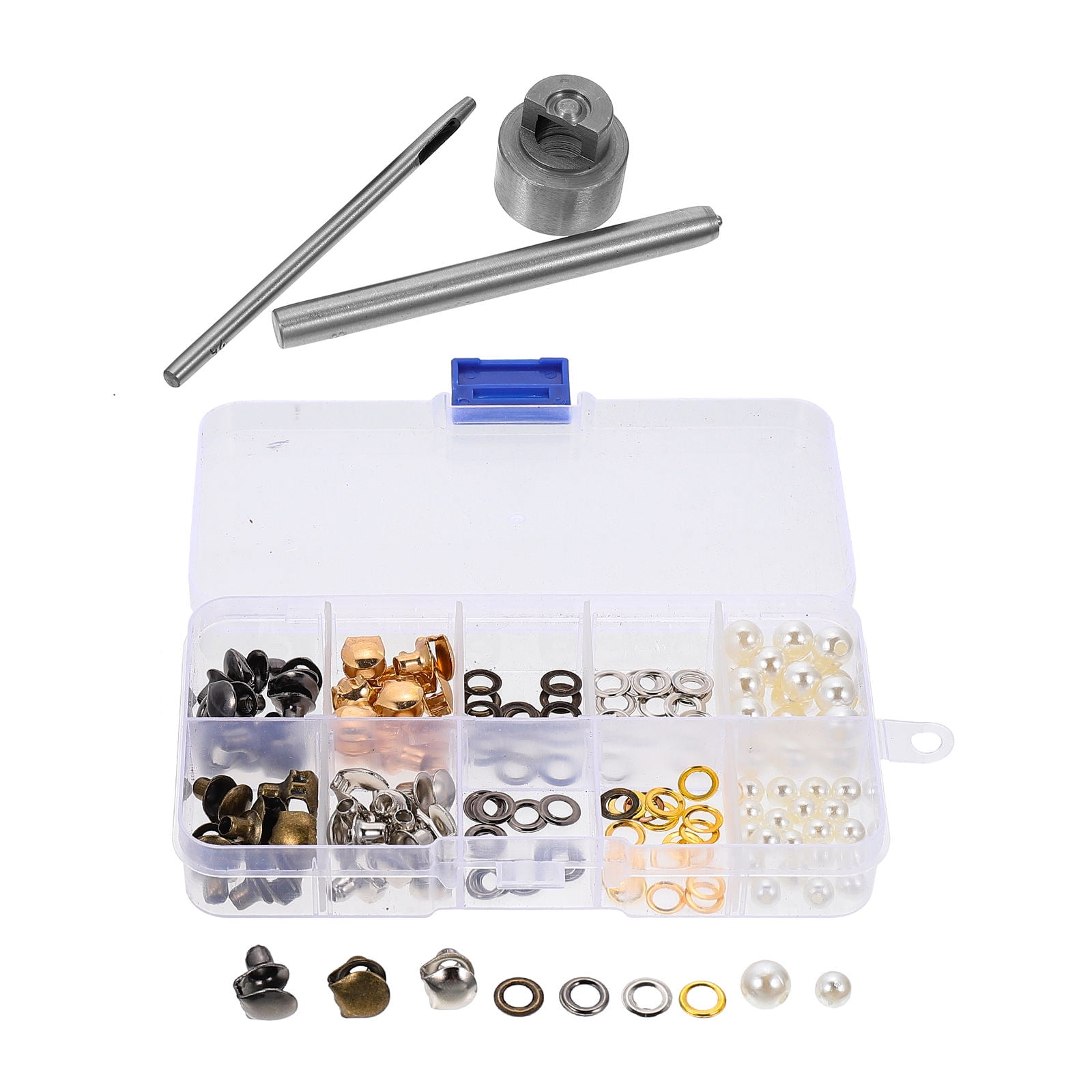 Luxshiny 1 Set of Replacement Boot Lace Hook Kit Multi Copper Stainless ...