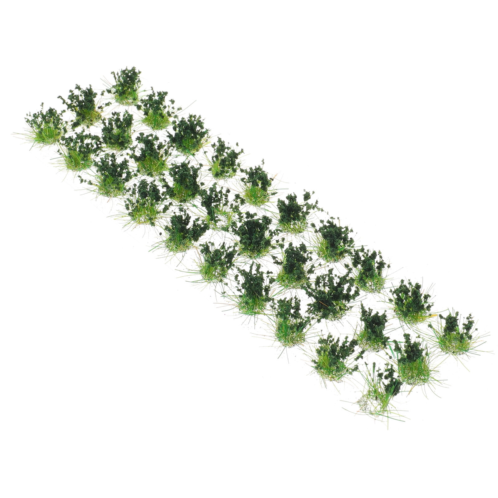 Luxshiny 1 Sheet Static Grass Model Plastic Tuft Realistic Style for ...