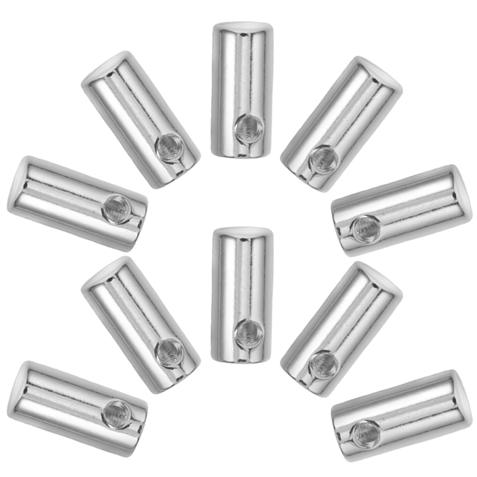 Luxshiny 10 Pcs Clothes Cord Lock Silver Heavy Duty Drawstring for DIY ...