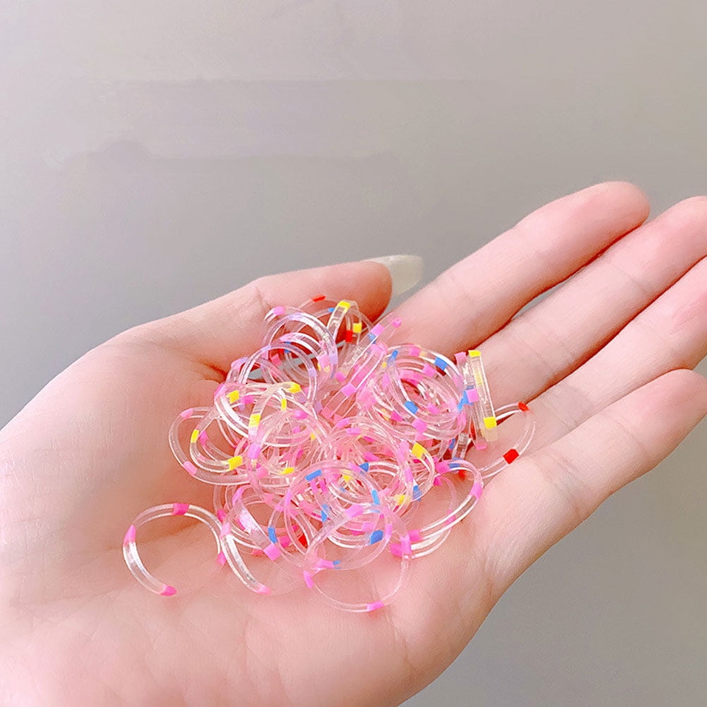 Luxshiny 1000Pcs High Elastic Thick Rubber Bands Assorted Colors for ...