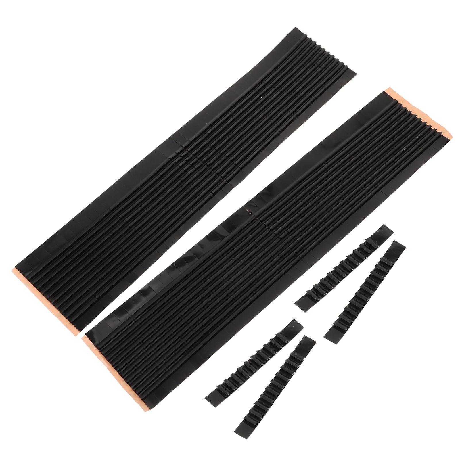 Luxshiny 100Pcs Adhesive Silicone Hanger Grip Strips Non Slip Closet ...