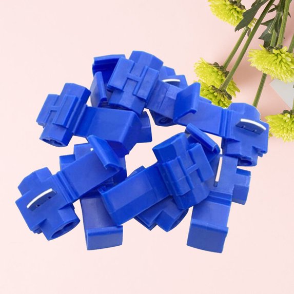 Luxshiny 100 Pcs Quick Connect Wire Terminals with Broken Line Design ...