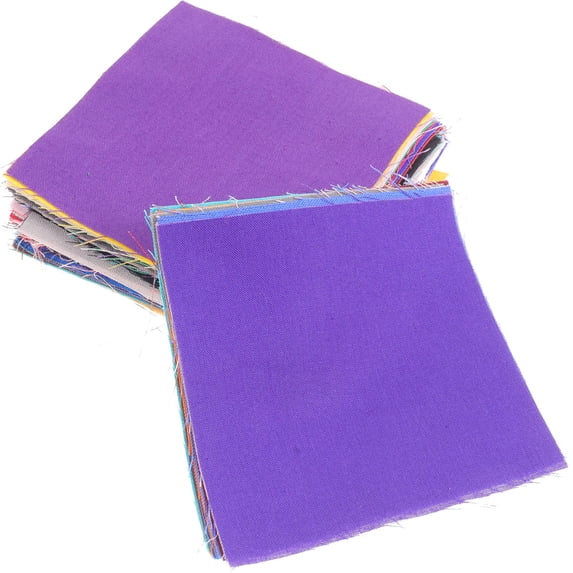 Luxshiny 100Pcs Craft Fabric Squares Soft Quilting Fabric Sheets for ...