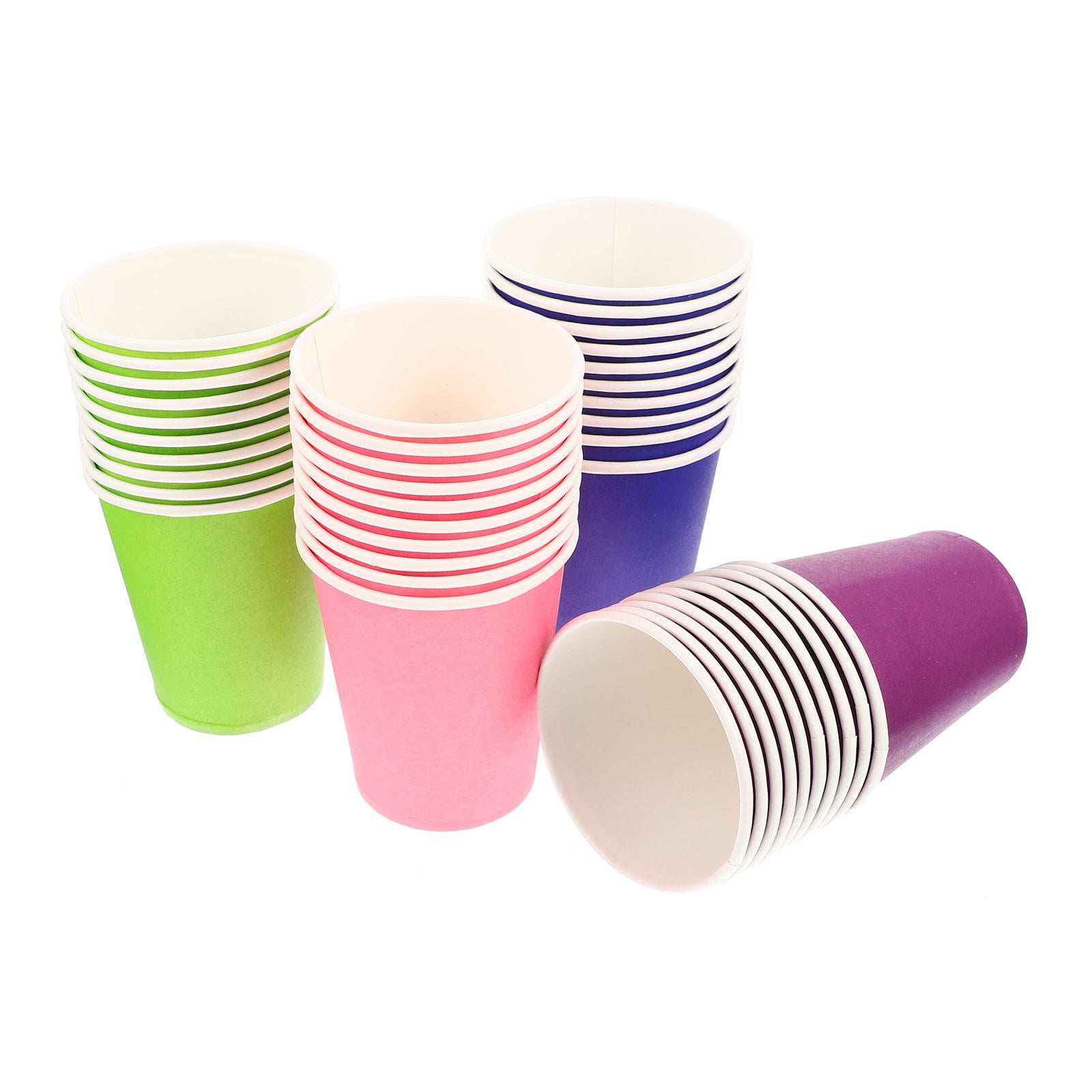 Luxshiny 100Pcs DIY Pulp Cups in Assorted Color for Paper Crafts and ...