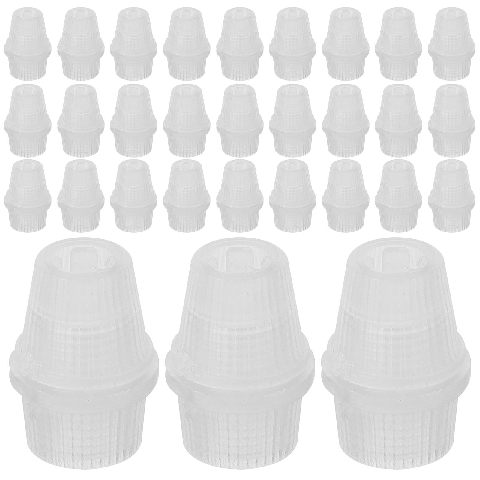 Luxshiny 100Pcs Electrical Cord Grip Fittings Cable Strain Relief ...