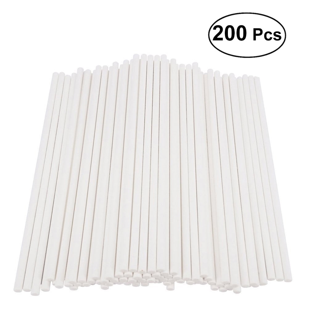 Luxshiny 100Pcs Lollipop Sticks for Diy Craft Projects and Birthday ...