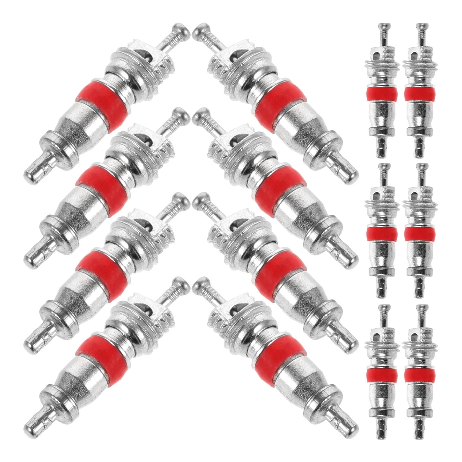 Luxshiny 100Pcs Spring Loaded Pin Seal Tire Valve Cores for Maintaining ...