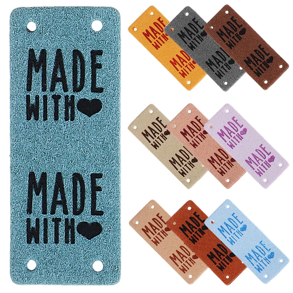 Luxshiny 10Pcs DIY Labels for Handmade Clothes Embossed Tags for Crafts ...