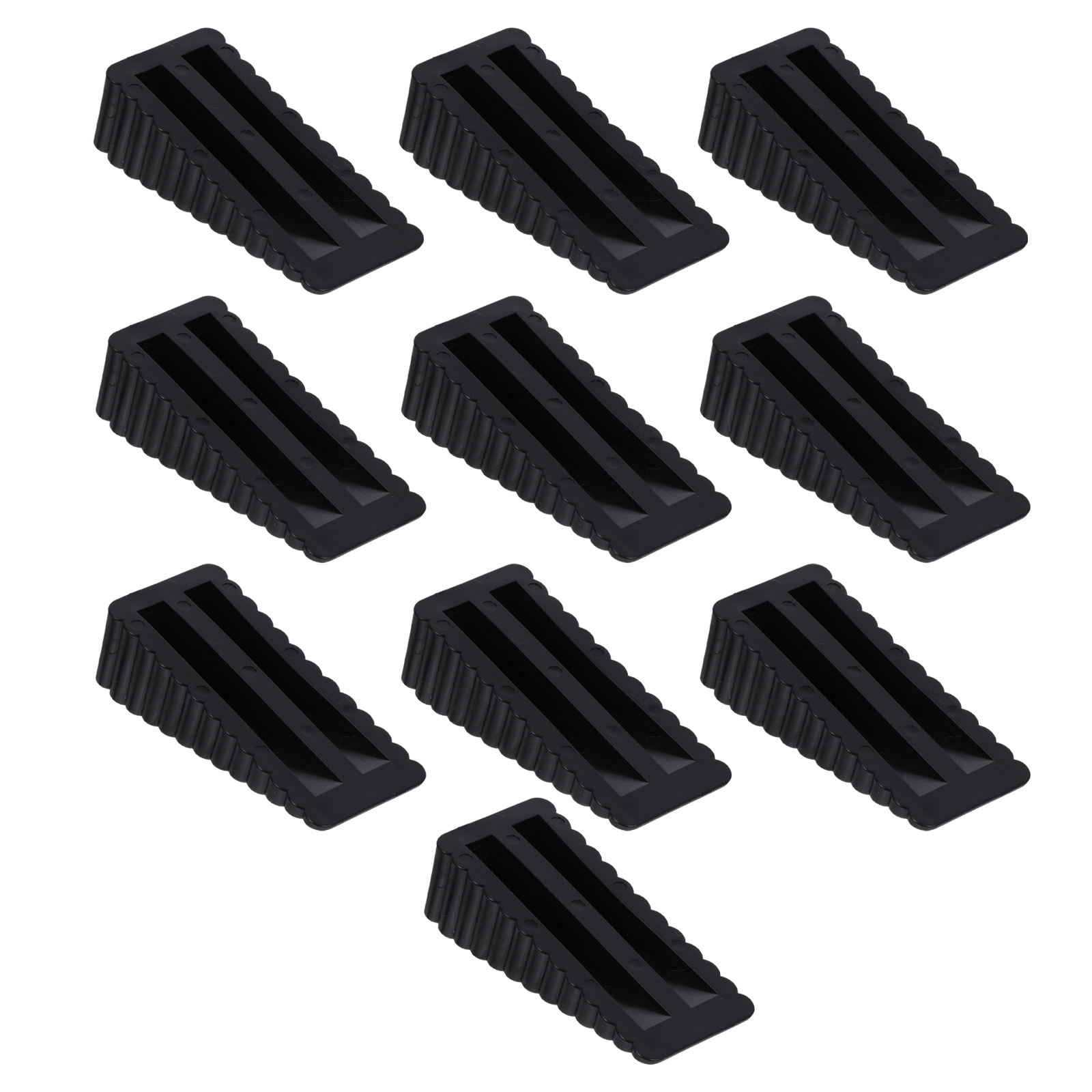 Luxshiny 10Pcs Heavy Duty Rubber Door Wedges with Non Skid Bases for ...
