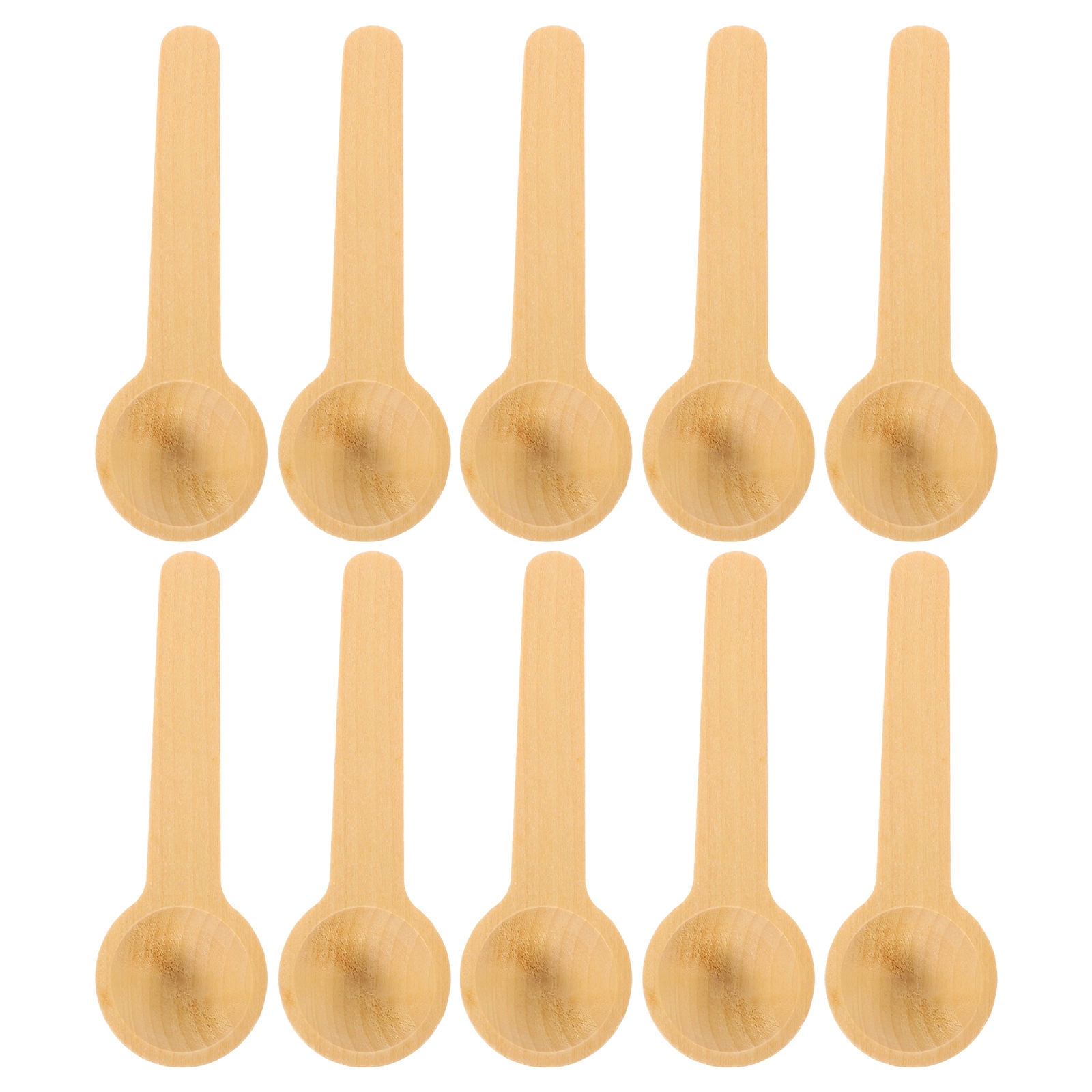 Luxshiny 10Pcs Mini Measuring Spoons Wooden for Storage Convenience in ...