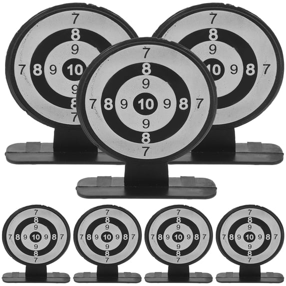 Luxshiny 10Pcs Plastic Board Shooting Target Practice Family and Party ...