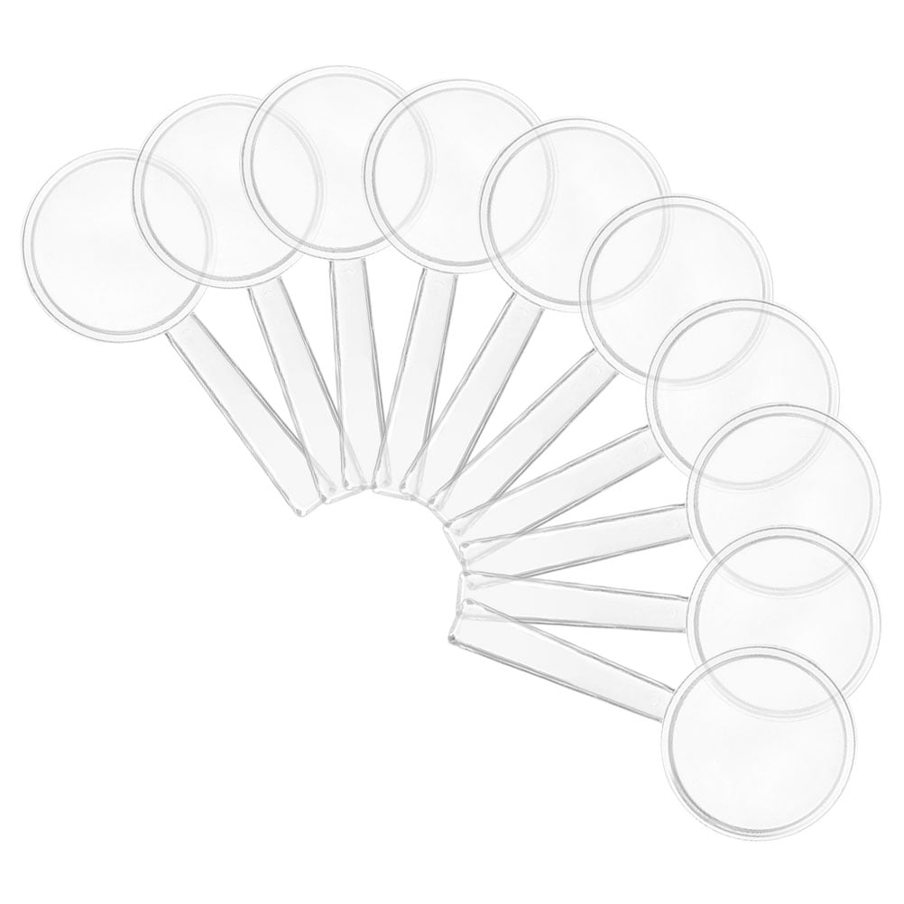 Luxshiny 10Pcs Small Magnifier Glass 40mm Diameter 3X Magnification ...