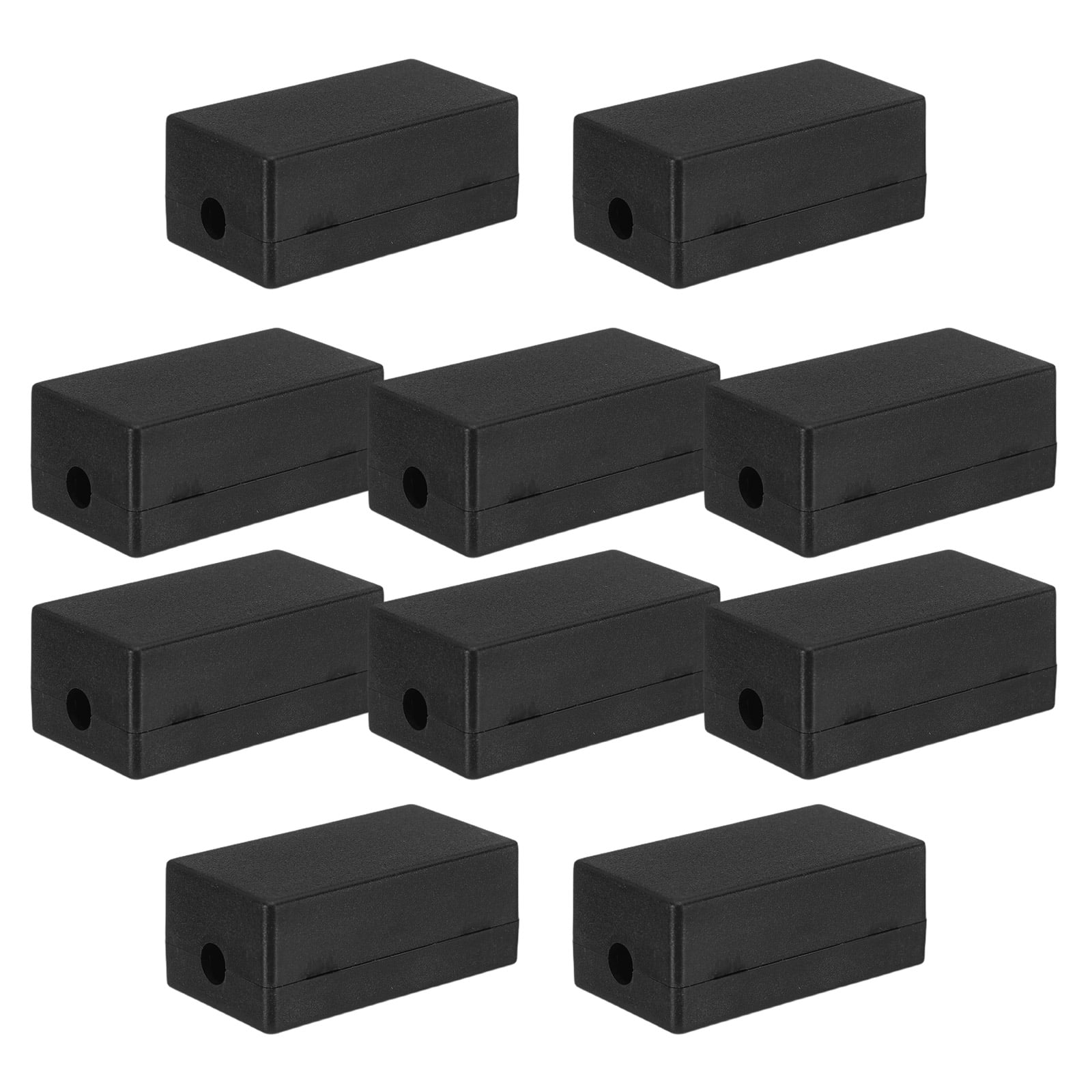 Luxshiny 10Pcs Black Plastic LED Control Box with Flush Mount Terminal ...