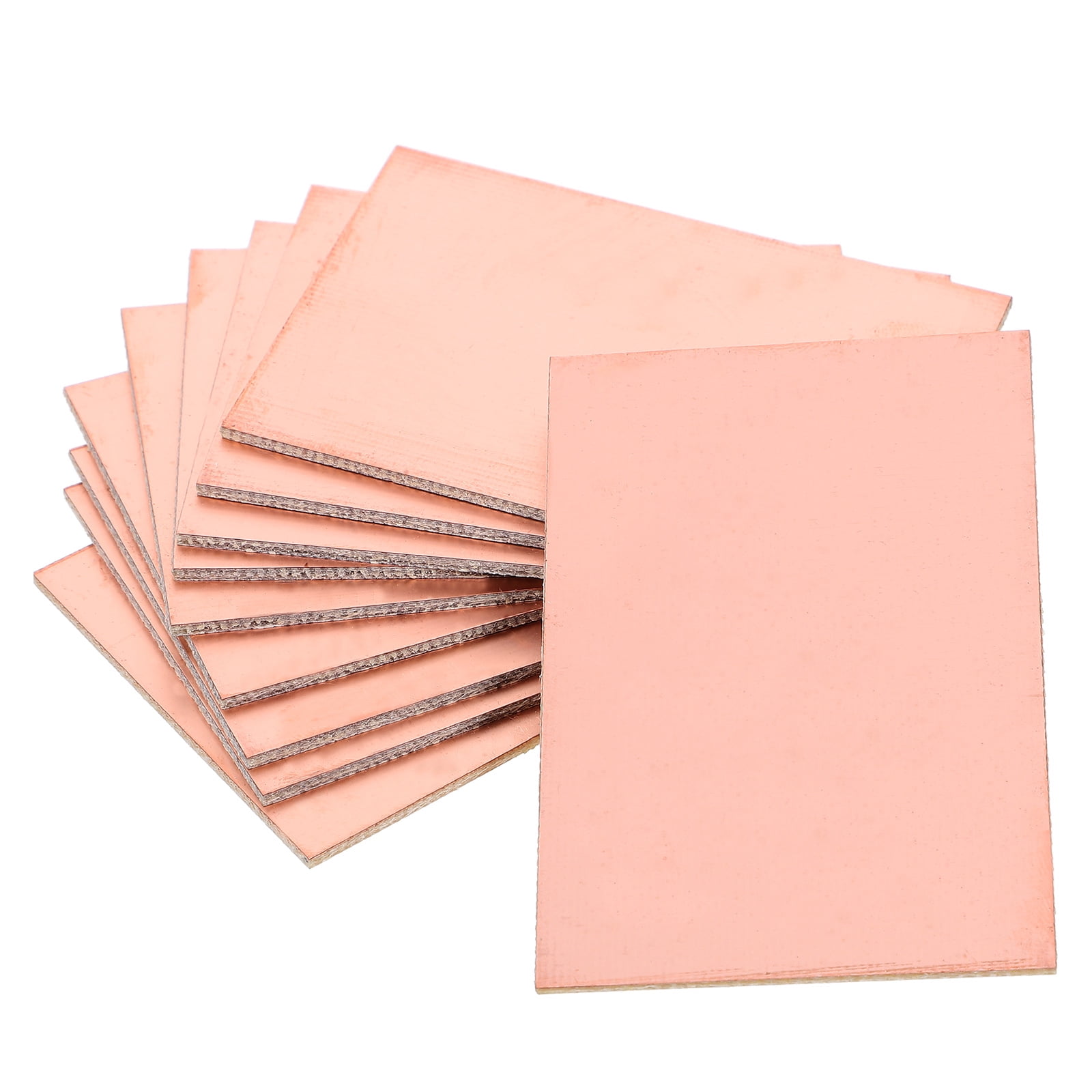 Luxshiny 10pcs Solderable Pcb Boards Single Sided Copper Clad Laminate ...