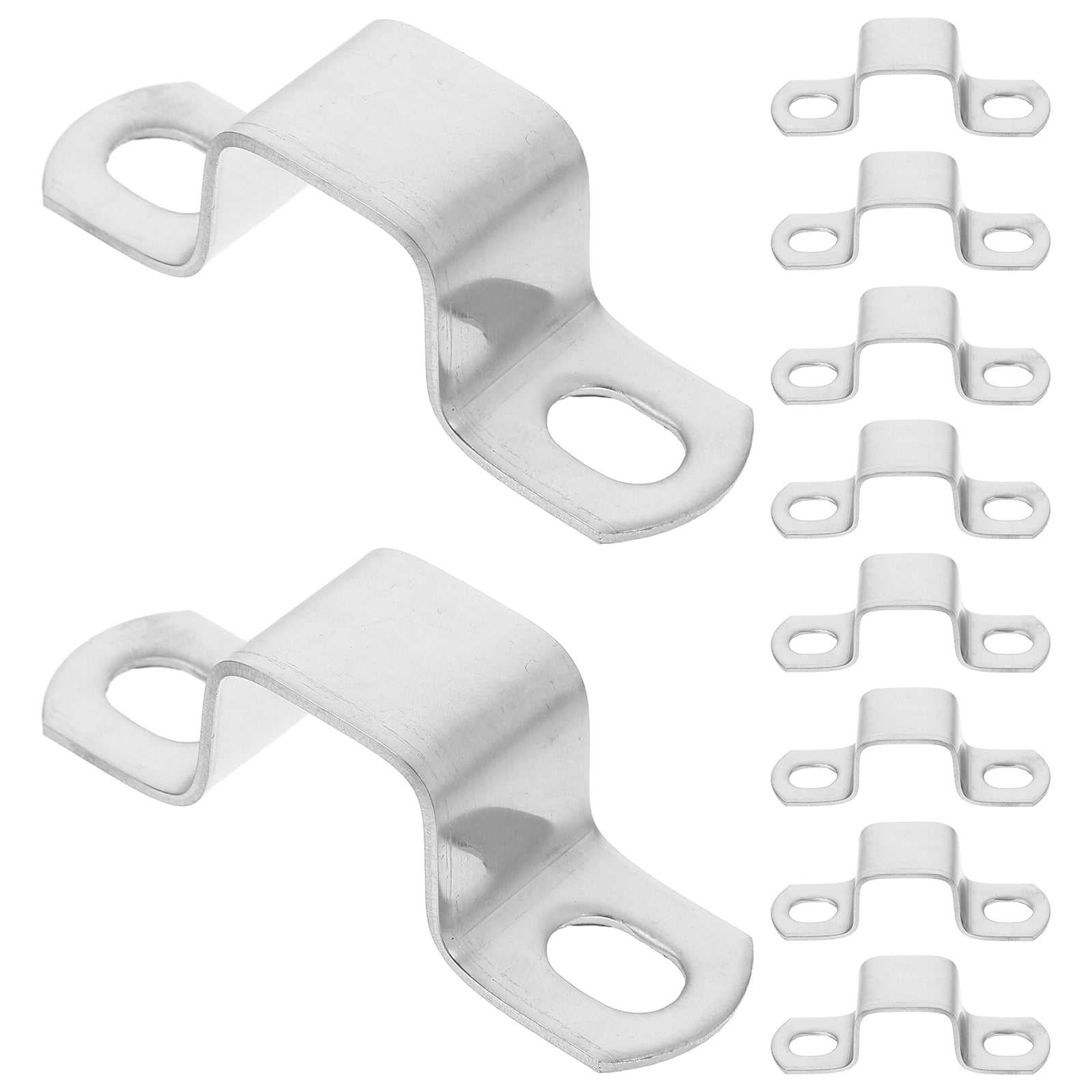 Luxshiny Set of 10 Stainless Steel Brackets for Professional Pipe ...