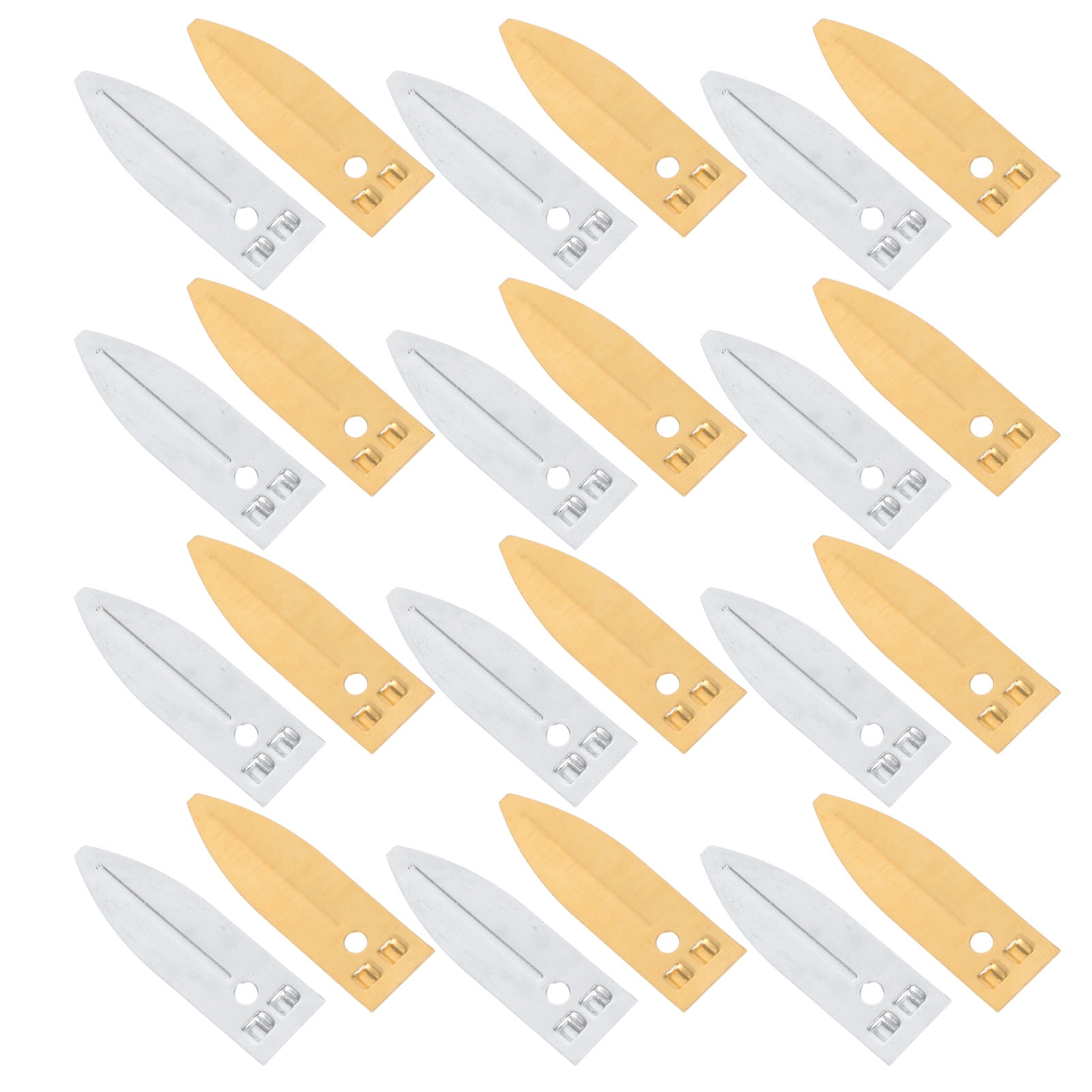 Luxshiny 12Pairs DIY Zinc Copper Battery Electrodes Assorted Color for ...