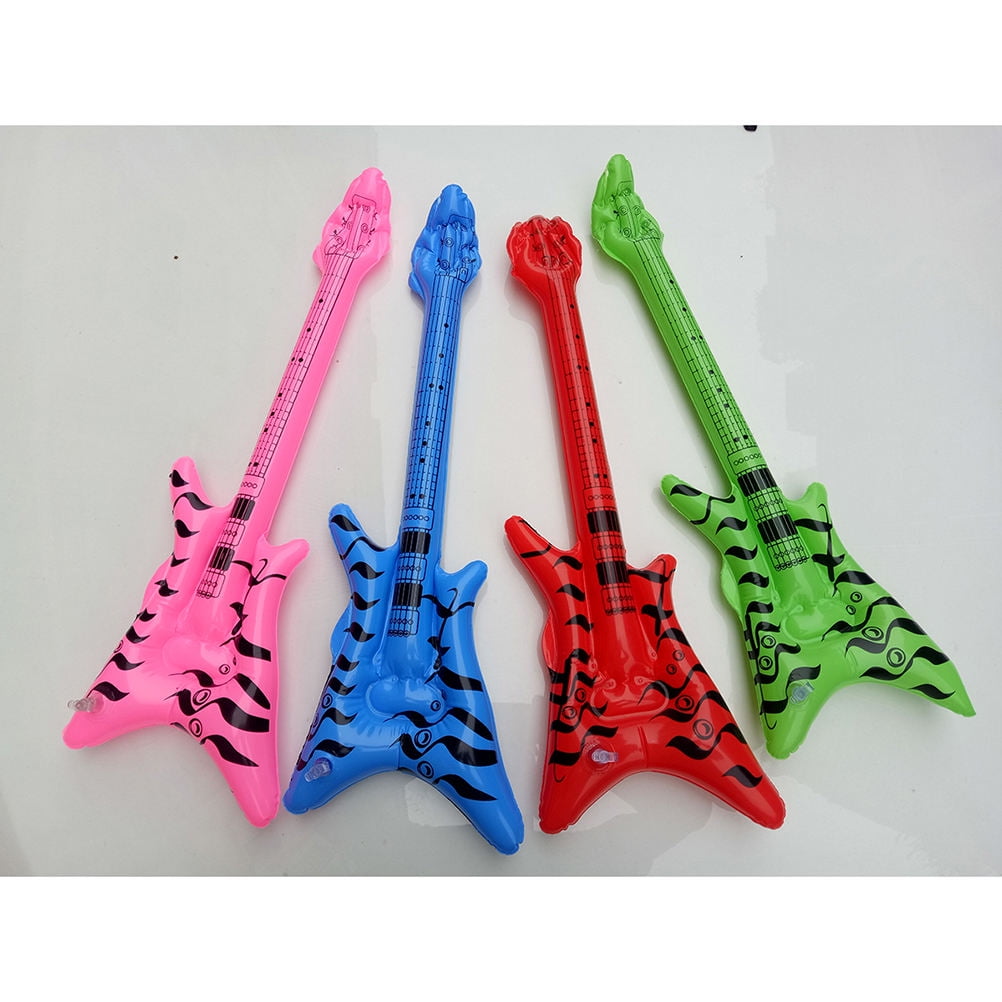Luxshiny 12Pcs Inflatable Guitars For Parties Musical Instruments Props ...