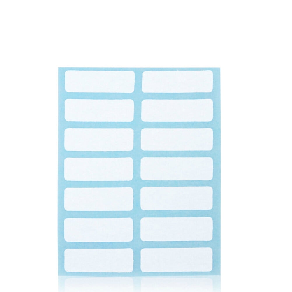 Luxshiny 12Pcs White Self Adhesive Stickers for Organizing Boxes ...